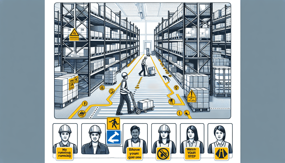 The Benefits of Clearly Marked Walkways in Warehouses